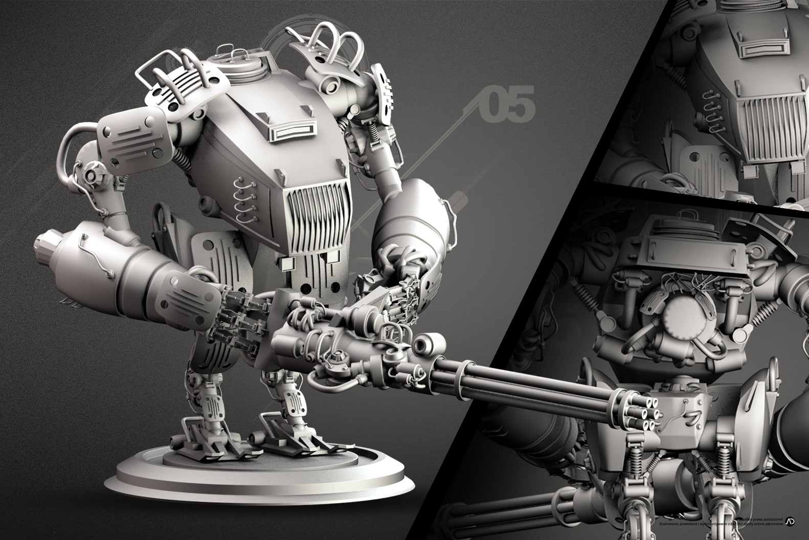 ArtStation - Mech 001