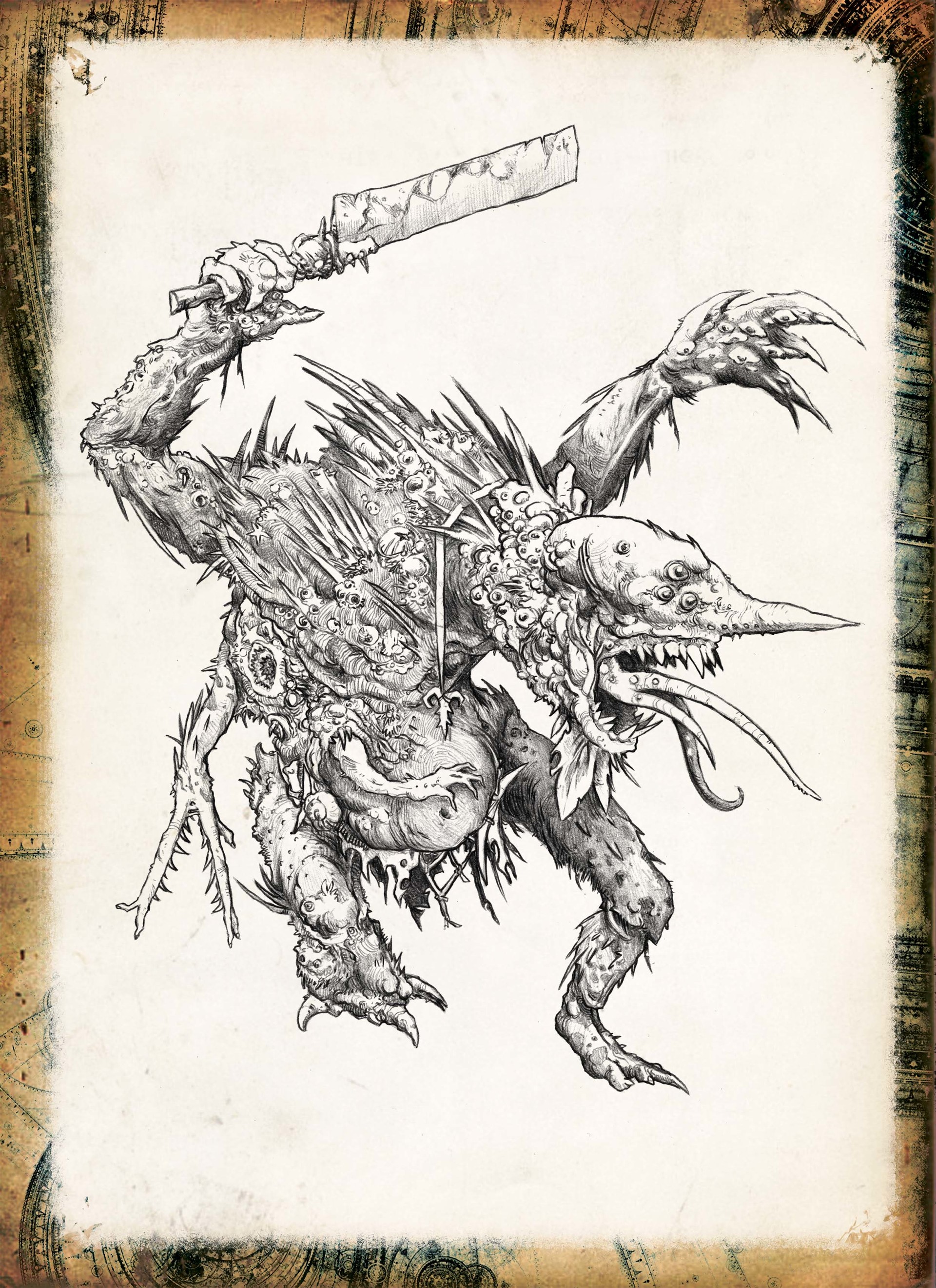 ArtStation - Monster Design: Fish Ogre