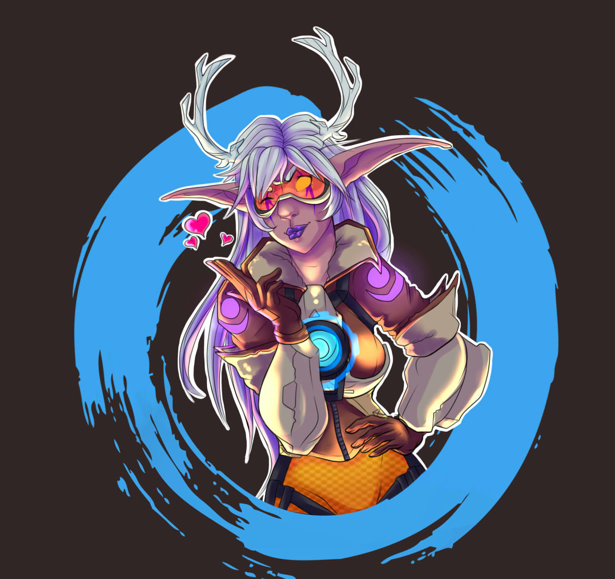 ArtStation - Calafas Blizzcon Badge 2016