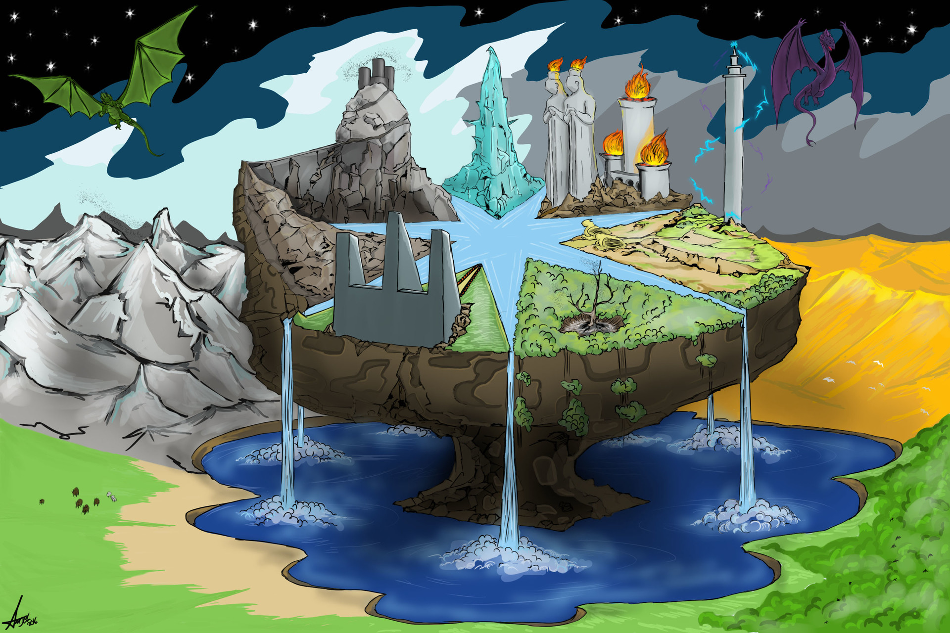 ArtStation - seven kingdoms