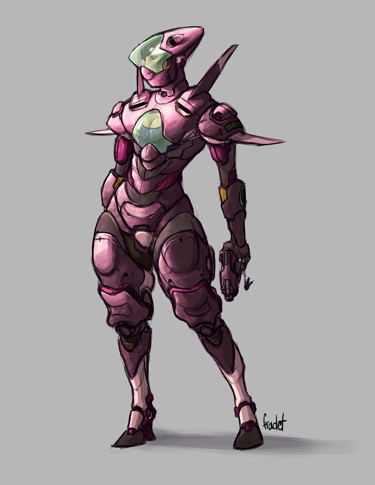 ArtStation - D.VA Space suit.