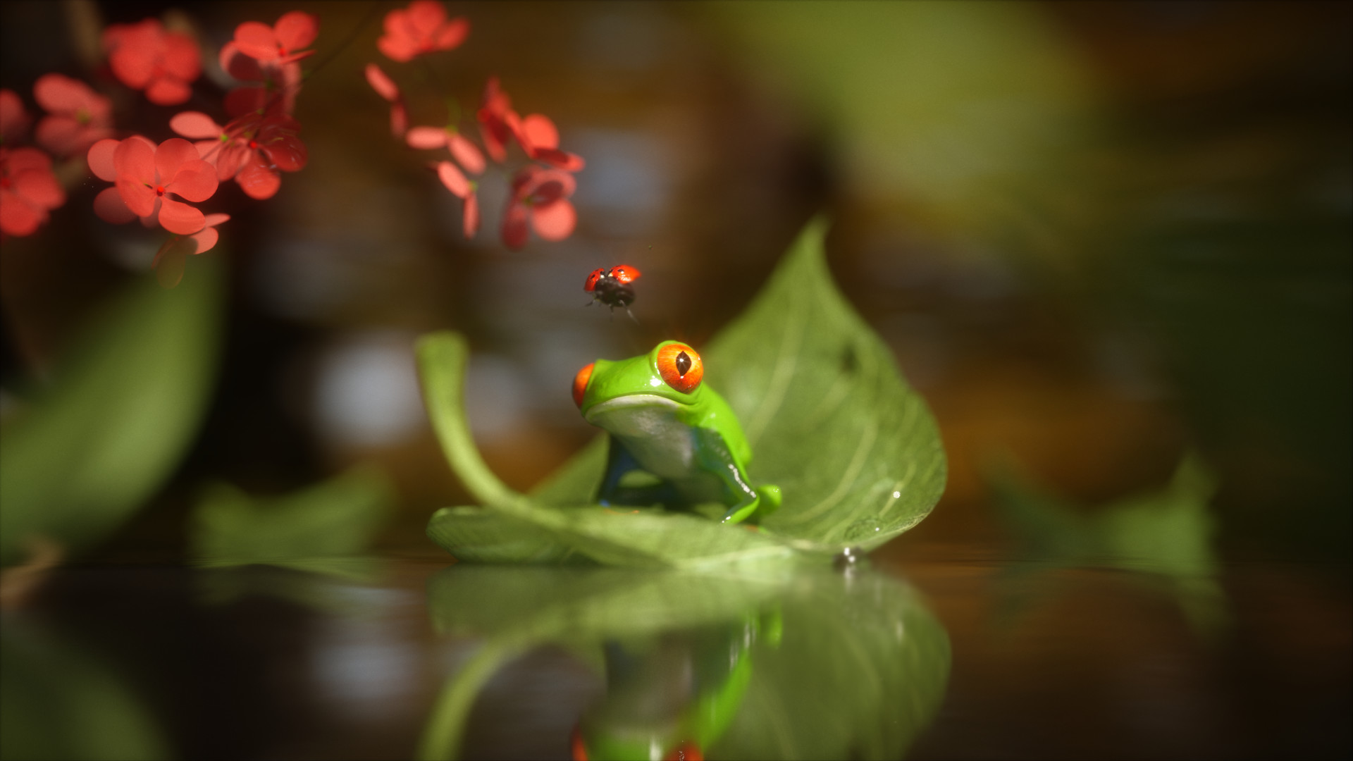 ArtStation - Frog and Ladybug - The Journey Began