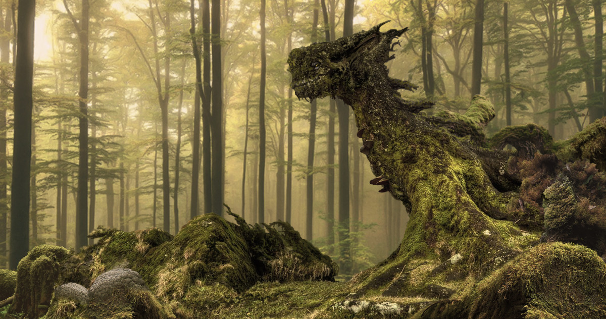 ArtStation - Mossy Dragons