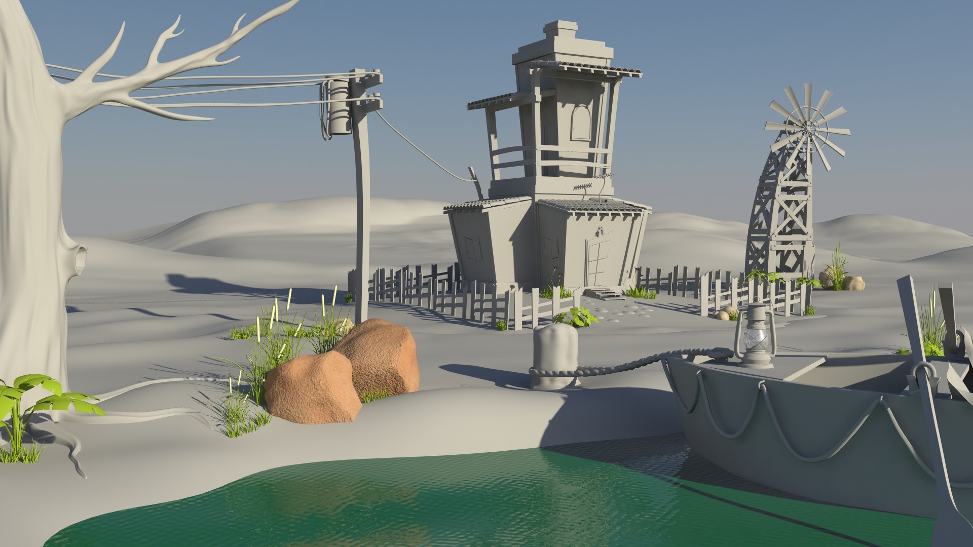 ArtStation - set modeling