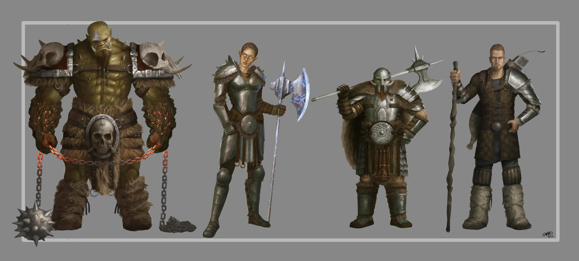 ArtStation - 2d character designs