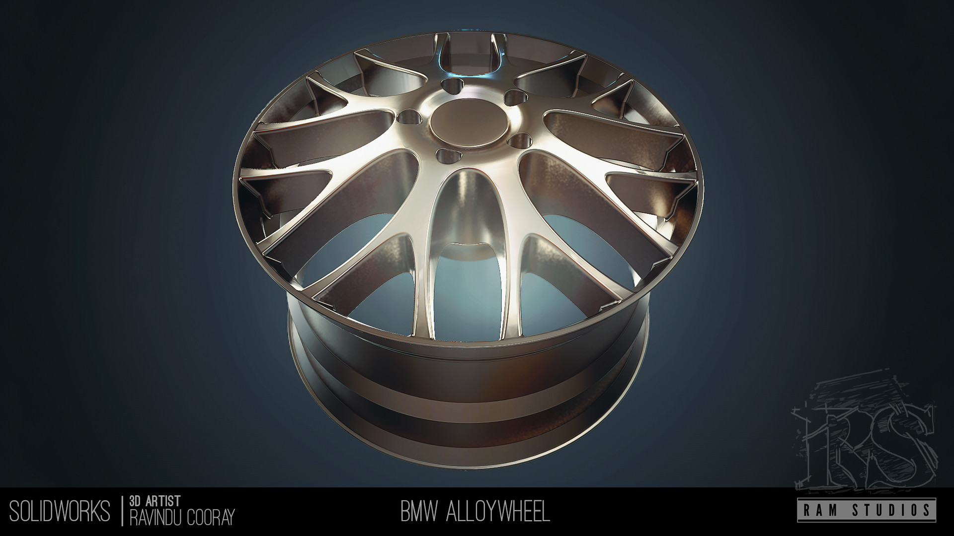 ArtStation - BMW Alloy wheel