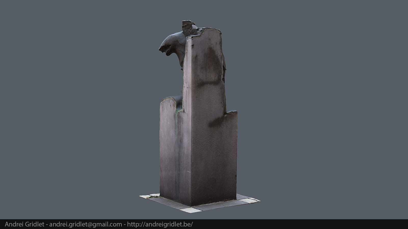 Andrei Gridlet - Photogrammetry : half human