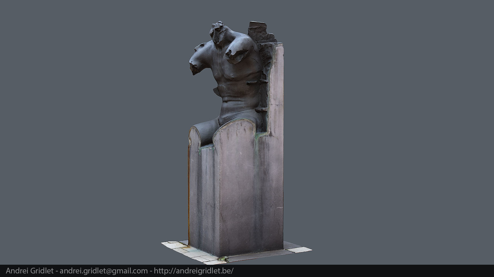 Andrei Gridlet - Photogrammetry : half human