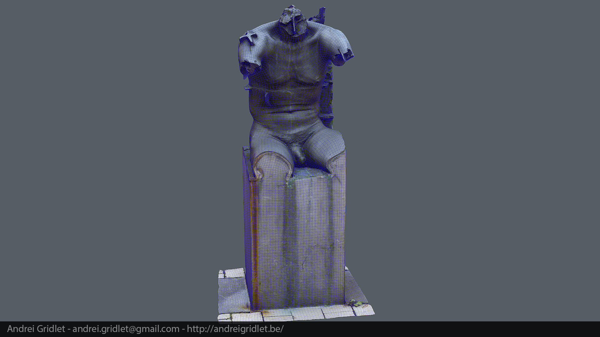 Andrei Gridlet - Photogrammetry : half human