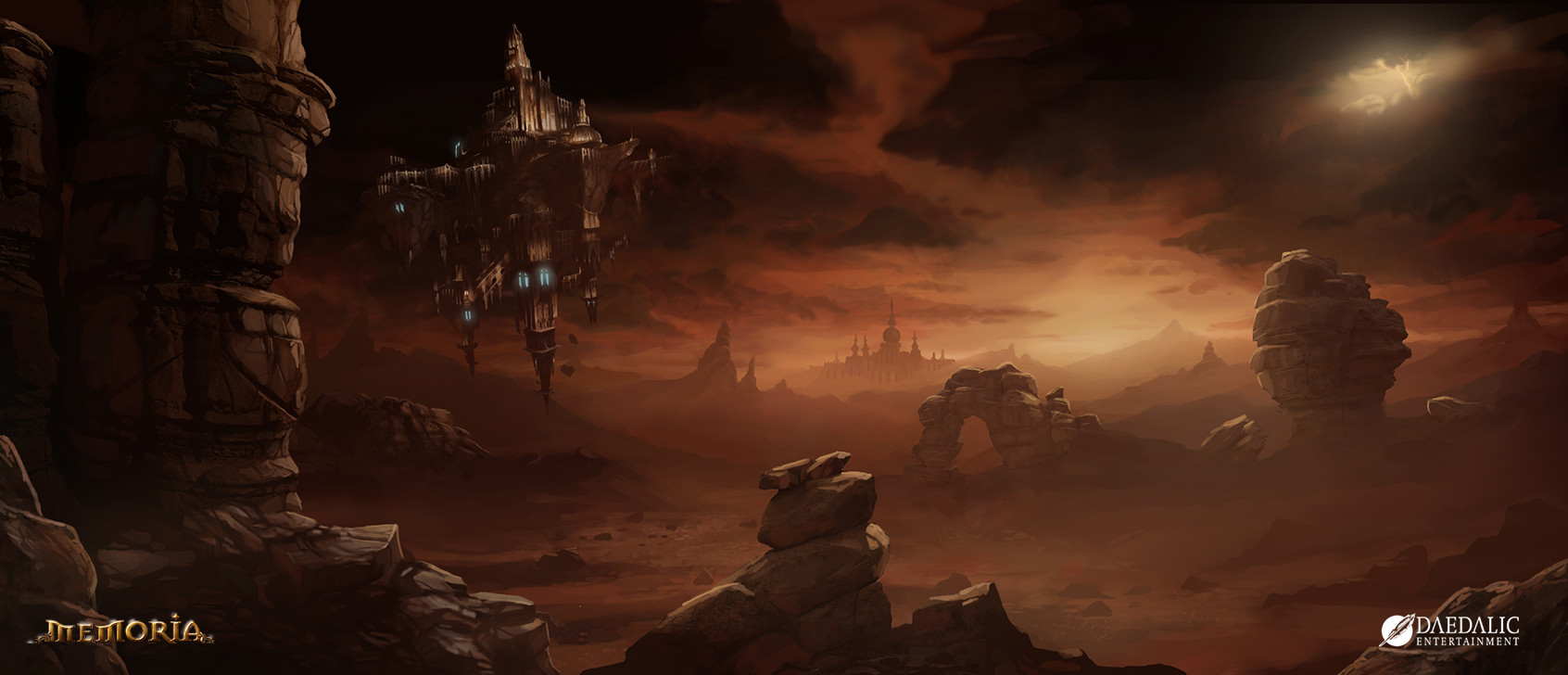 ArtStation - Flying City Battle