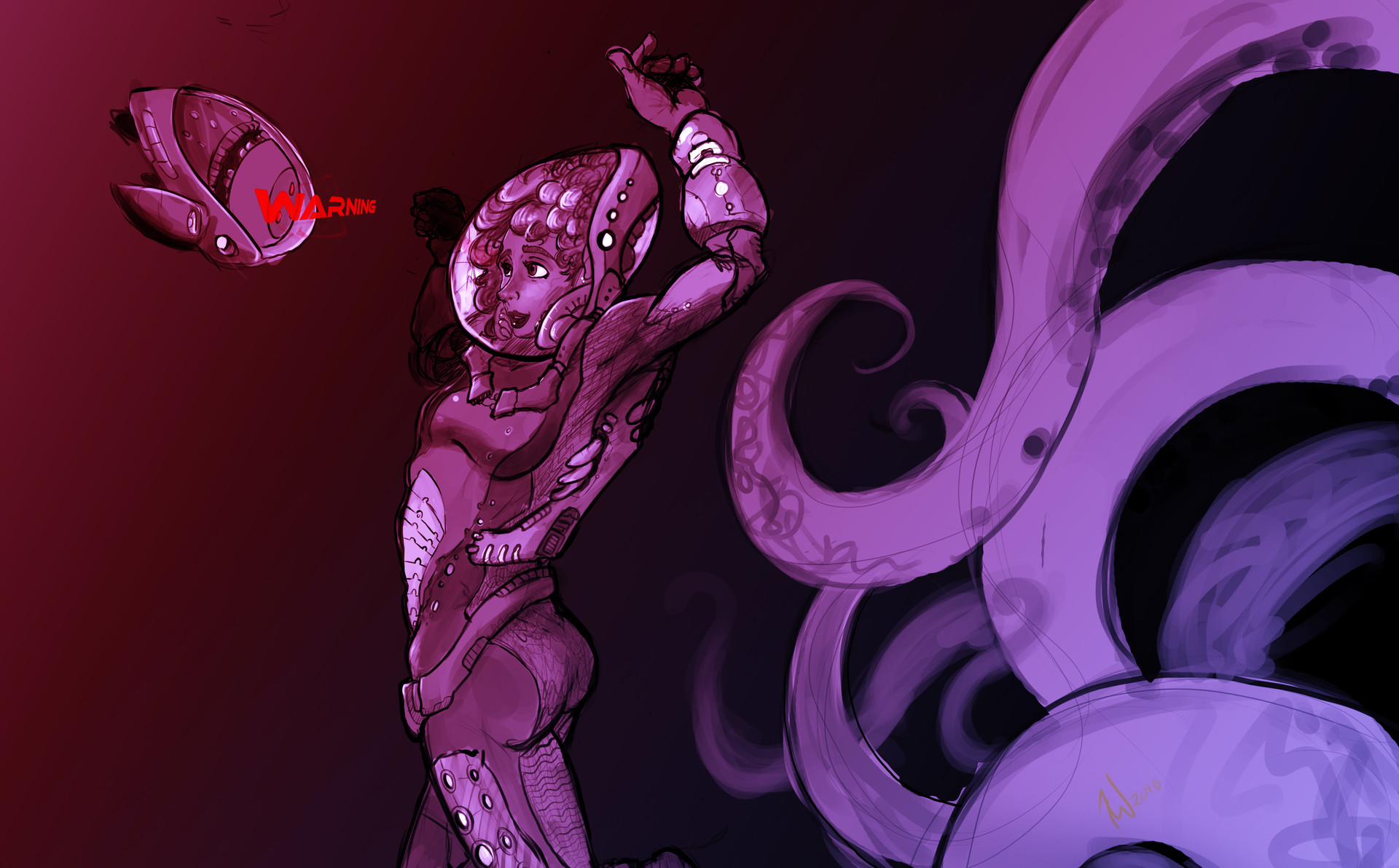 ArtStation - Sara's Deep Dive adventure