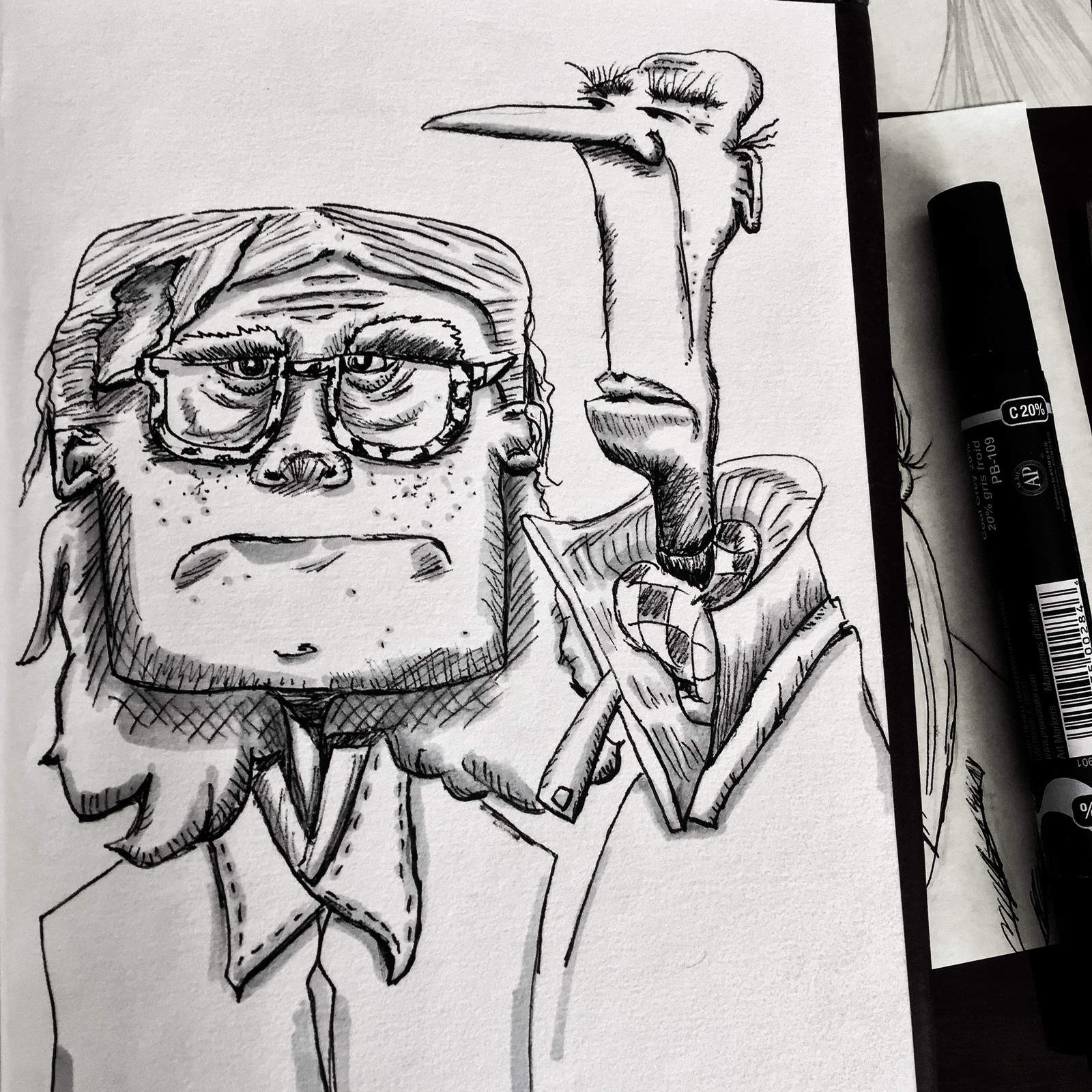 Jeffrey Metcalf - Phil & Gil Illustration