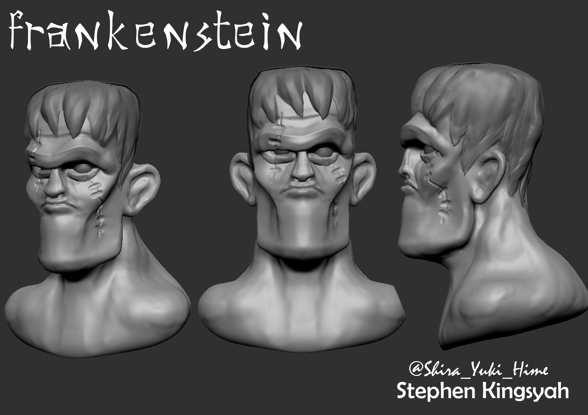 ArtStation - 3D Frankenstein