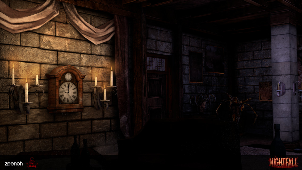 ArtStation - Nightfall Project: Mansion_Office Area