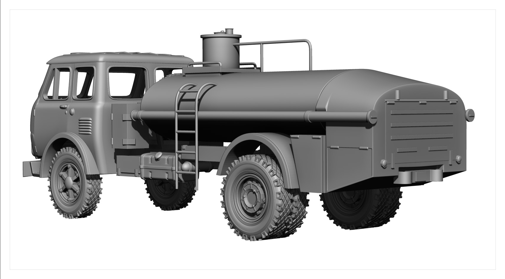 Mikhail Klimenko - MAZ 500 (model for 3d printing)