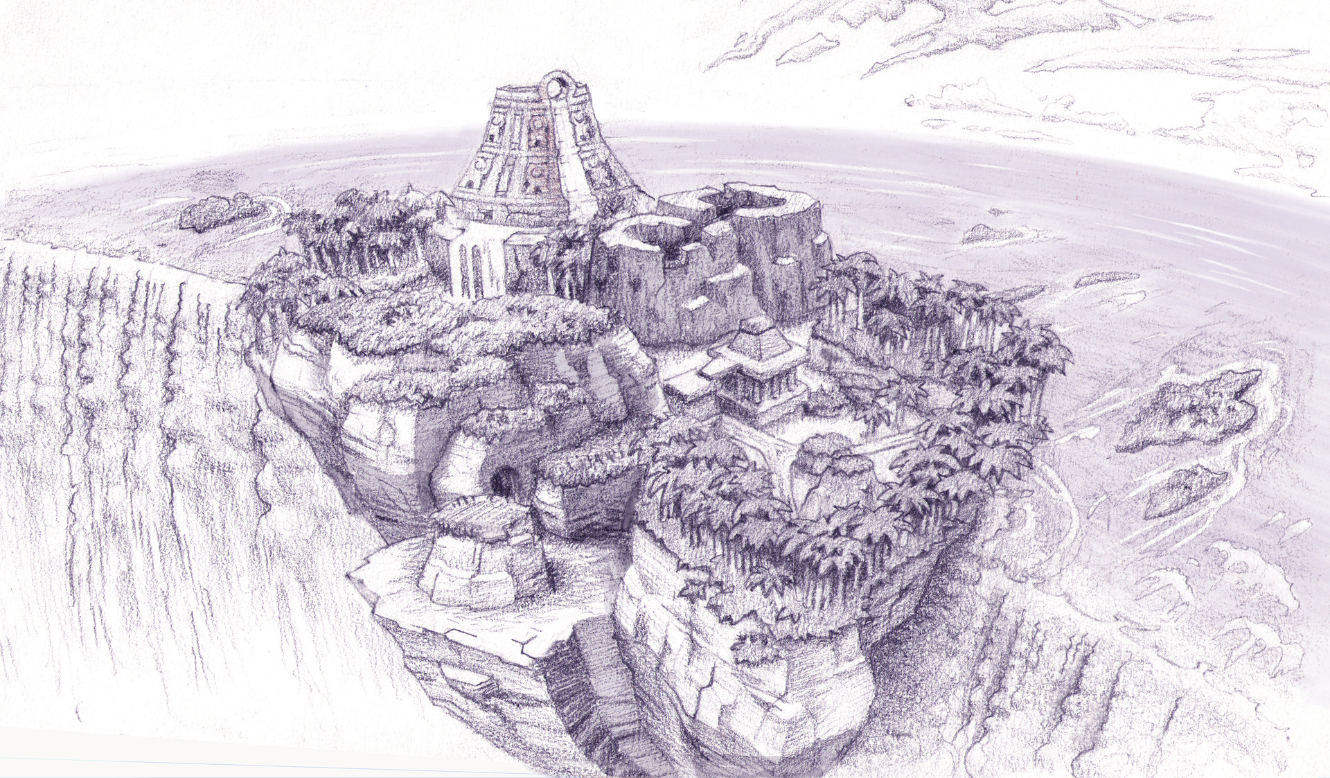 ArtStation - Volcano Island