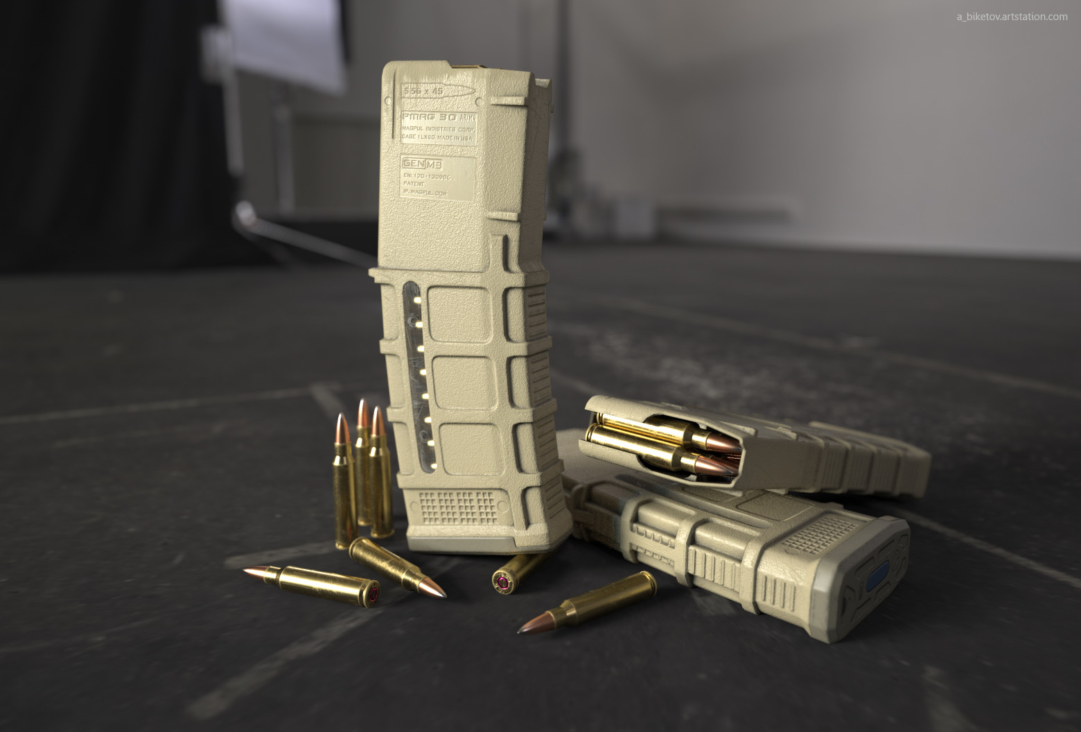 ArtStation - Magazine Magpul for carbine M4A1