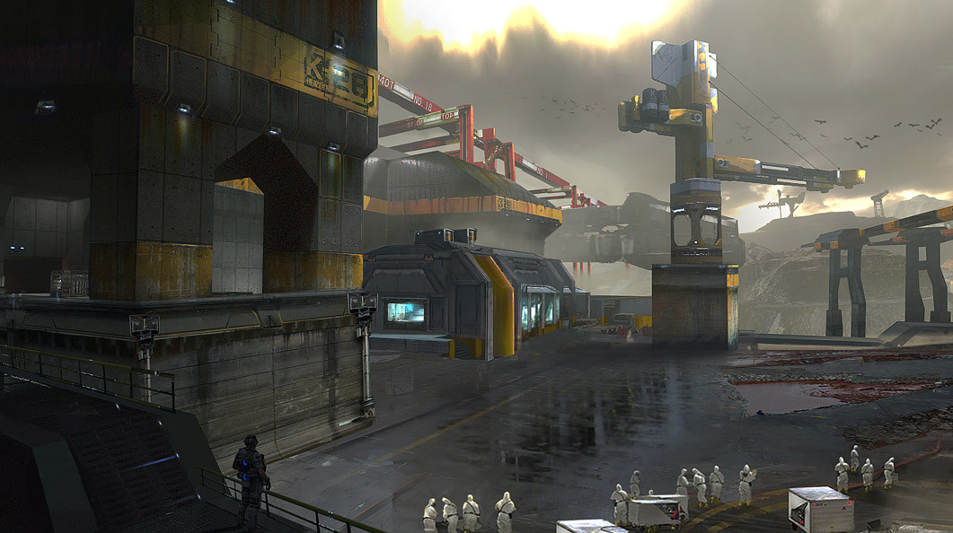 ArtStation - Titanfall 2 Mp drydock