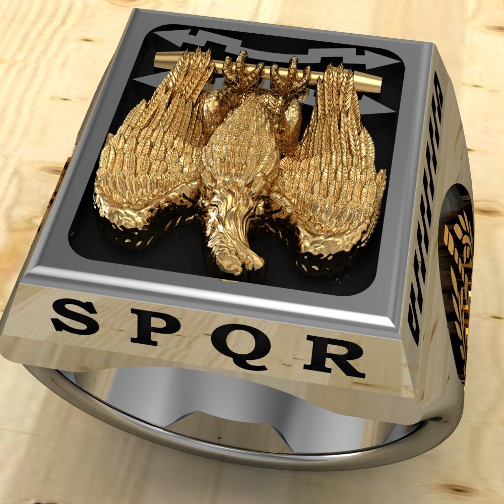 Boris Valdes - SPQR ring ( Senatvs Popvlvsqve Romanvs) Roman collection