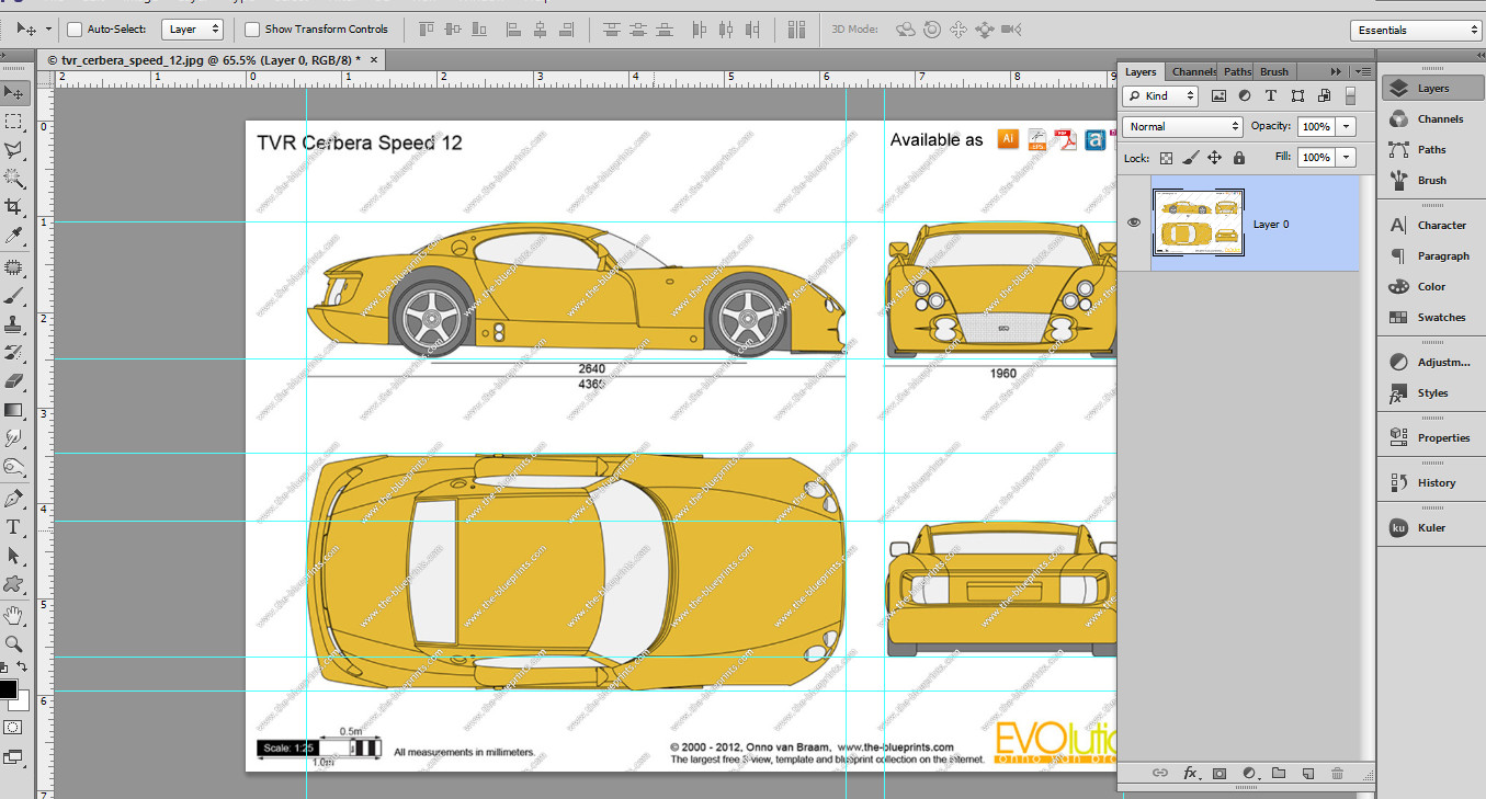 Hector "Mermac" Suriel - TVR CERBERA - modelling process