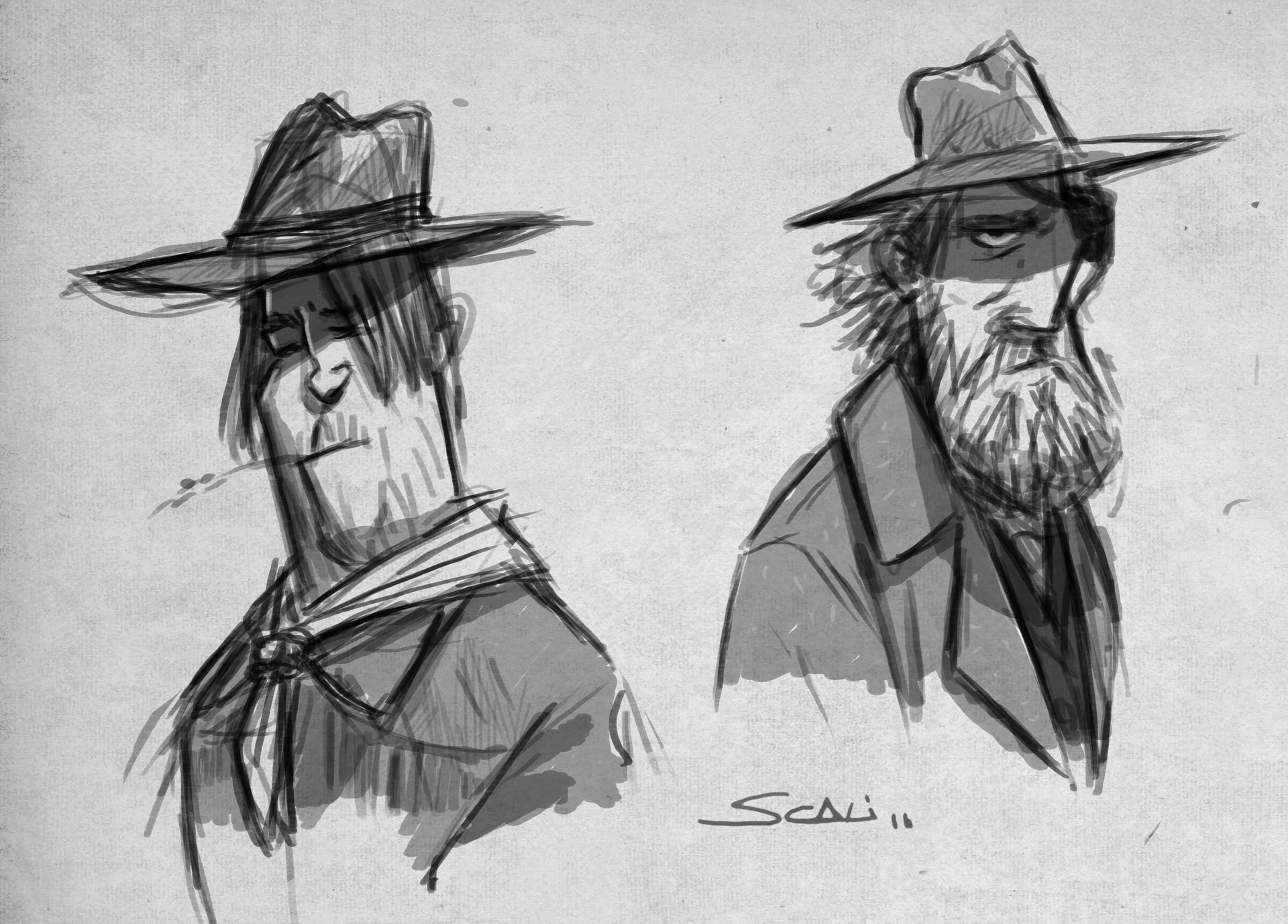 ArtStation - Western portrait