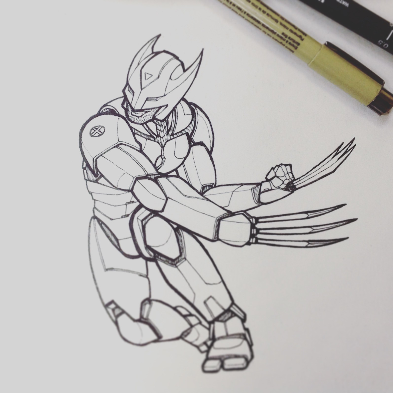 ArtStation - Iron wolverine!