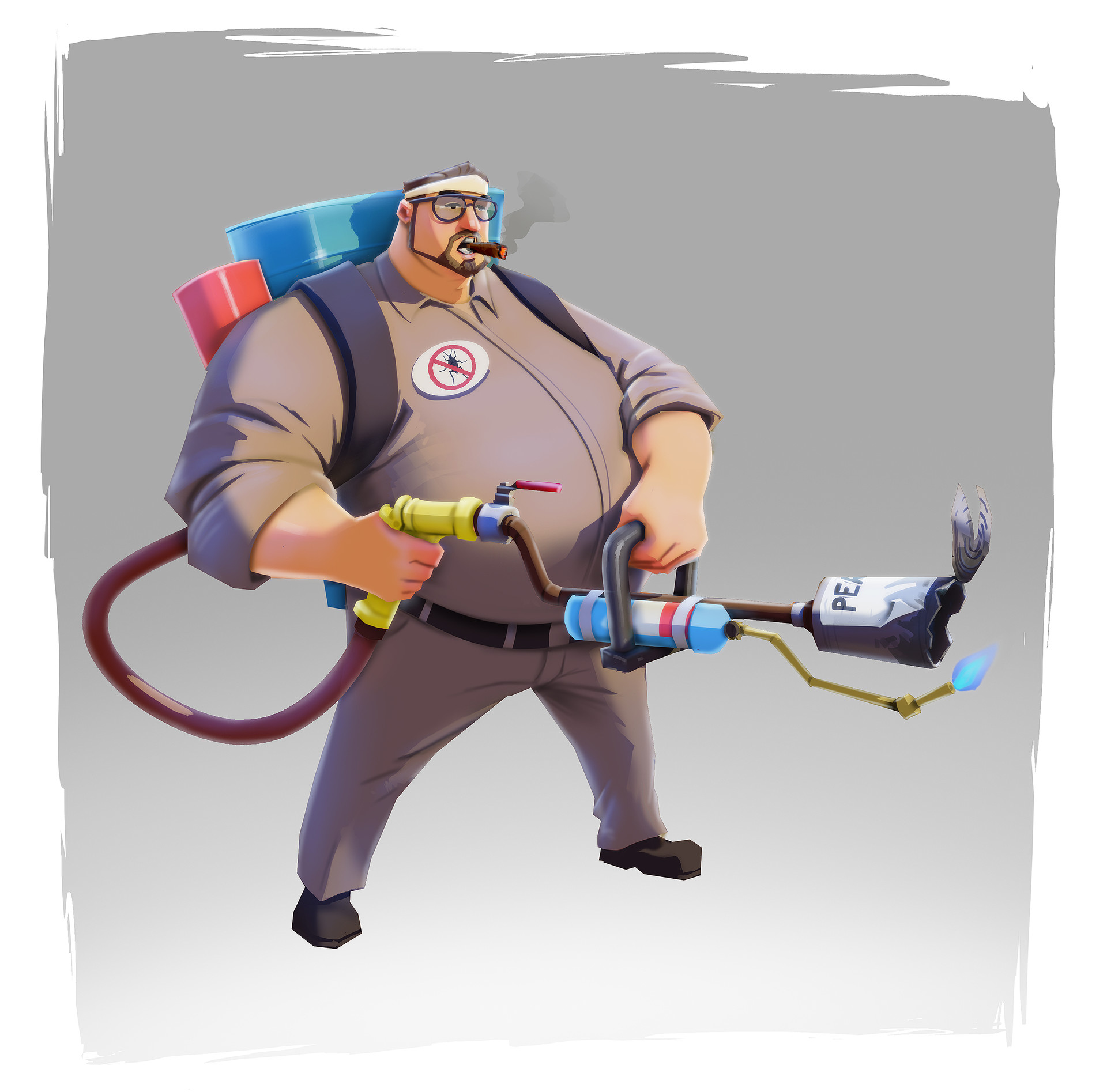 ArtStation - Exterminator Survivor Concept