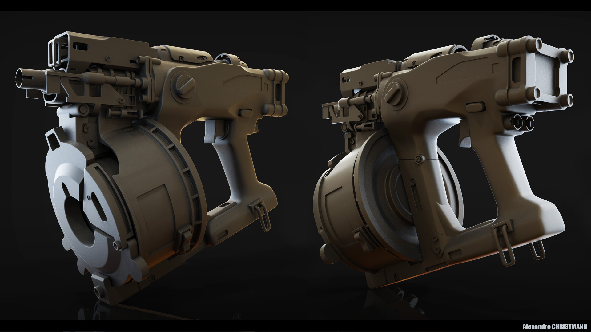 ArtStation - Weapon futur