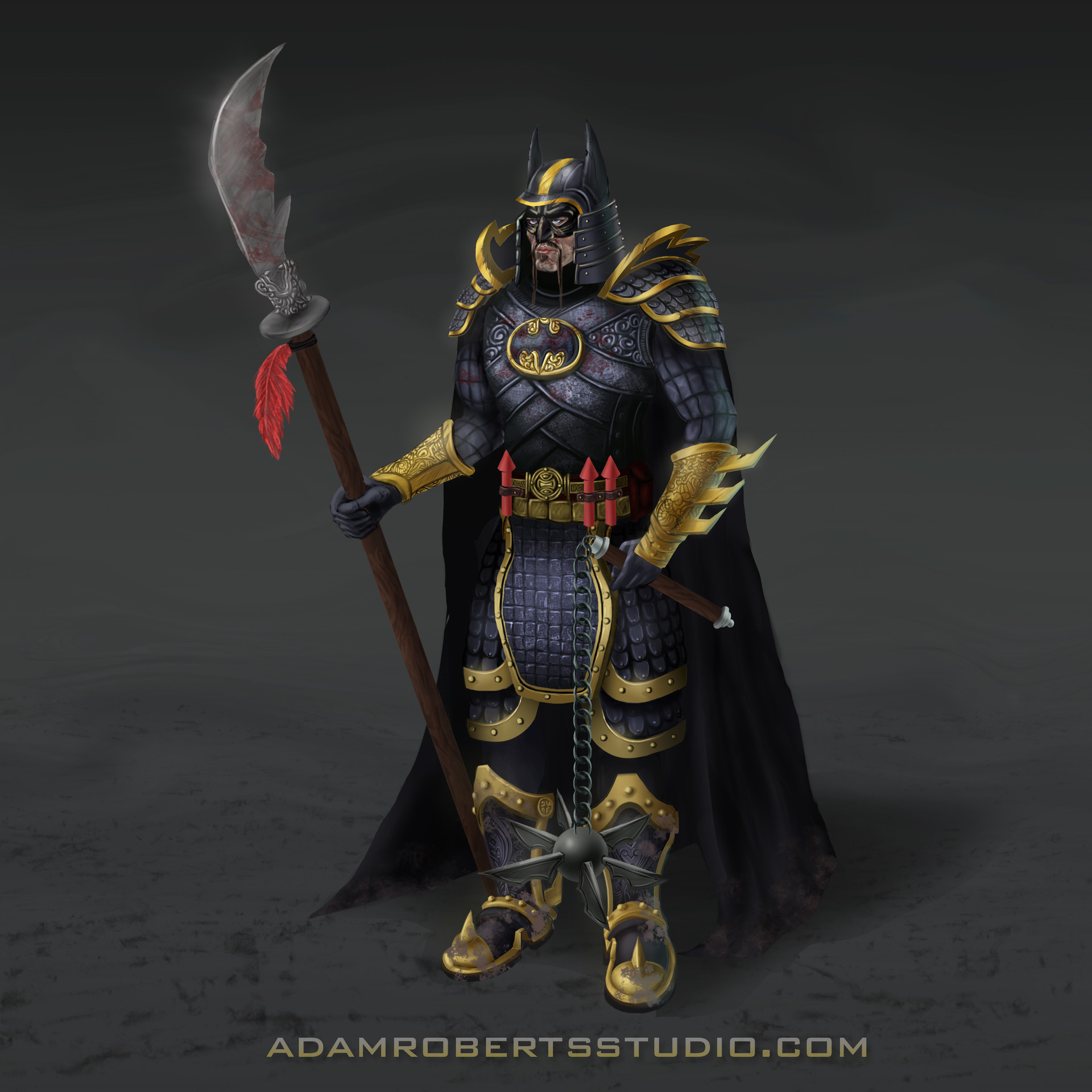 ArtStation - BATMAN - Chinese Ancient Warrior Concept