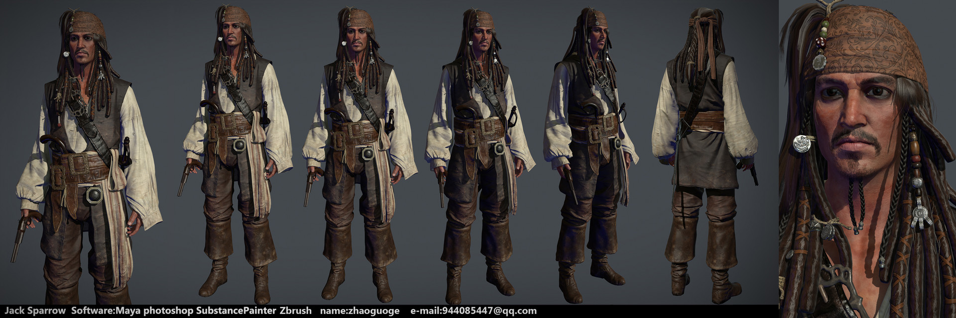 ArtStation - Jack Sparrow
