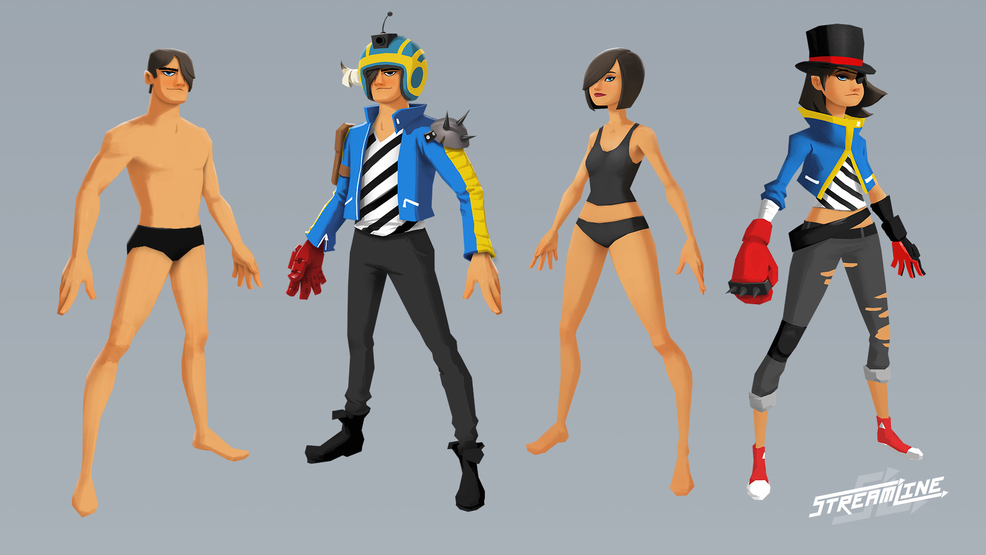 ArtStation - Streamline, Character and outfit concepts
