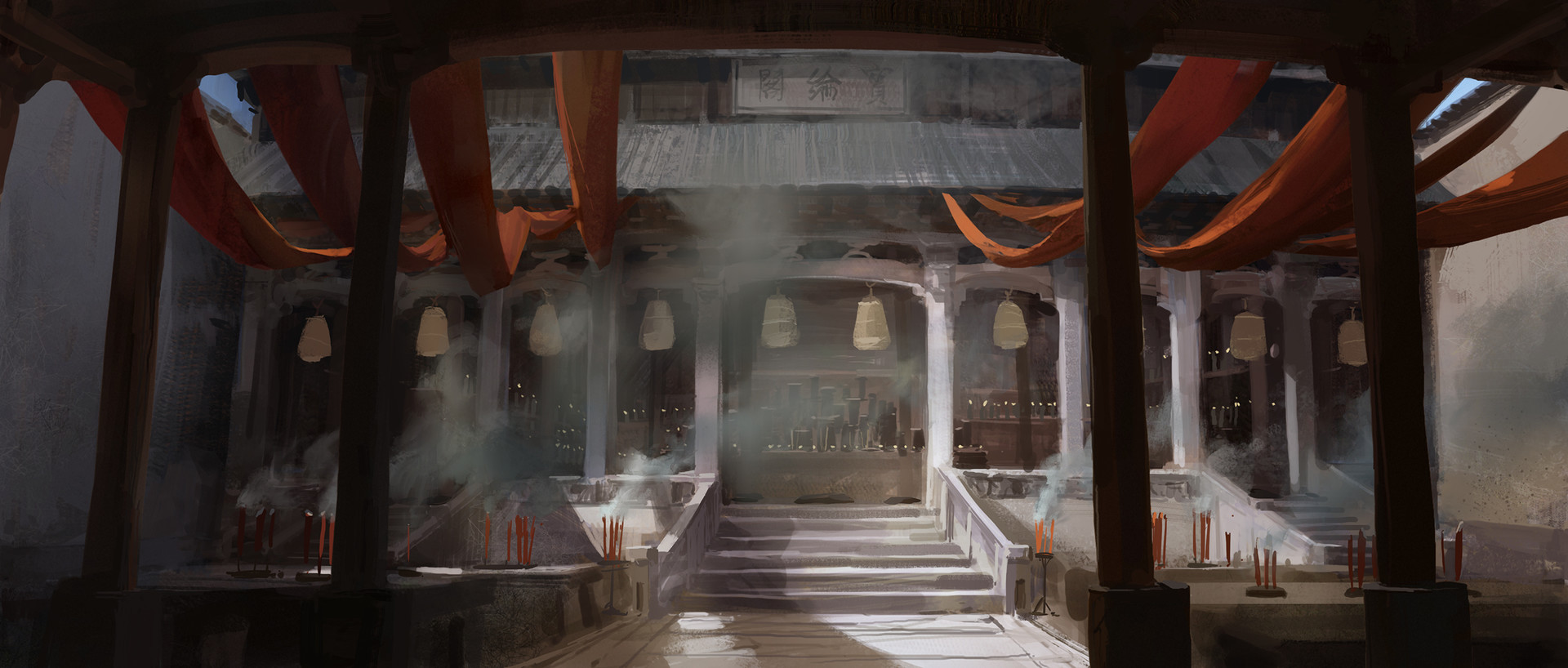 ArtStation - Cult Temple In Tibet