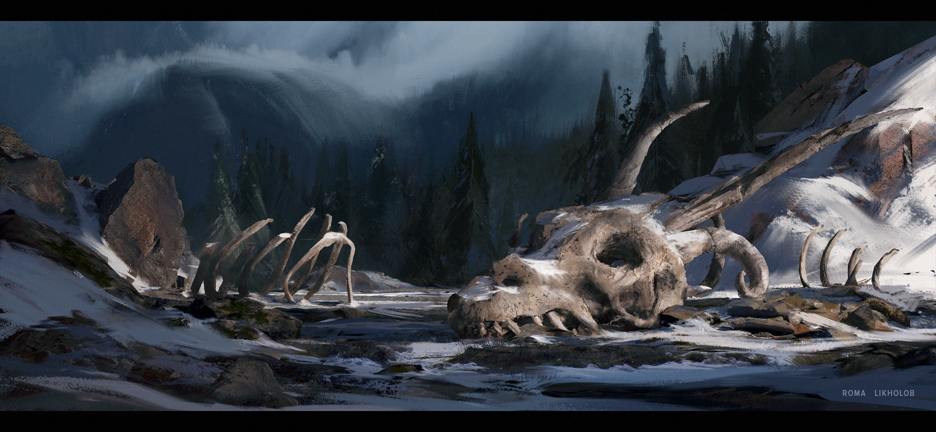ArtStation - Frozen bones