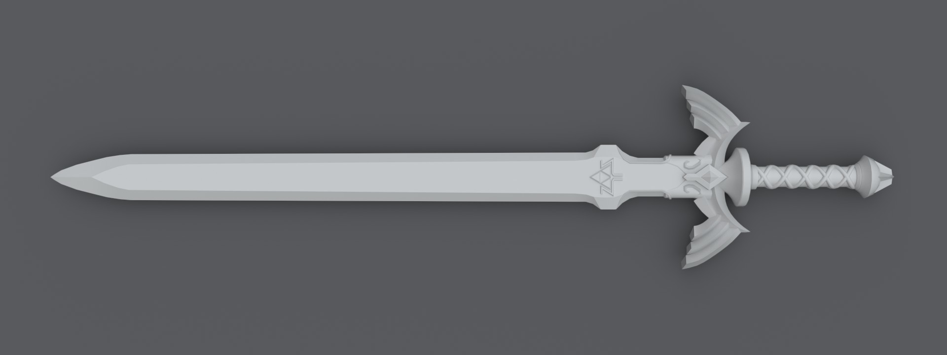 ArtStation - Legend of Zelda Master Sword [Untextured]