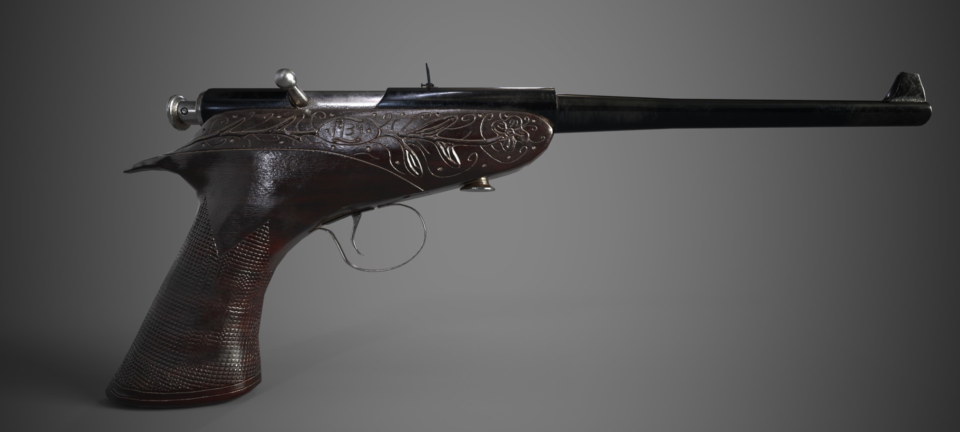 ArtStation - Bolt Action Pistol