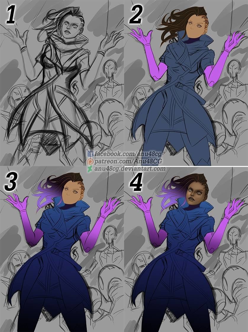 ArtStation - sombra [Overwatch][ver.Normal] Step sombra