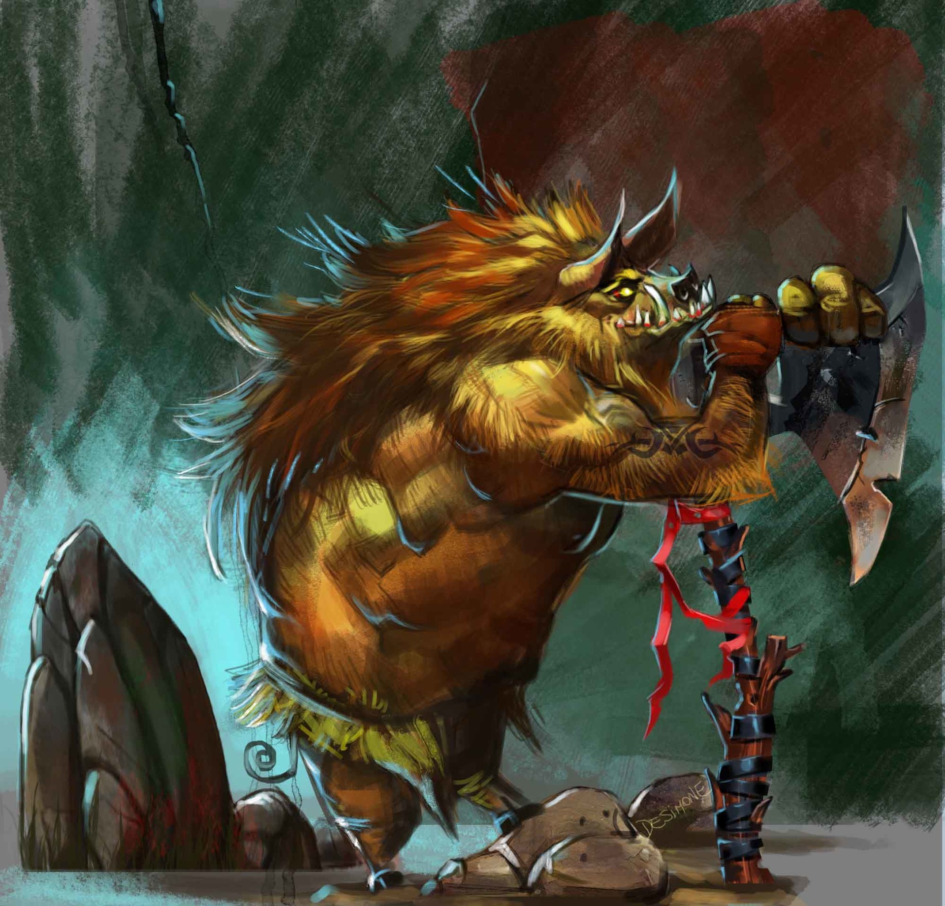 ArtStation - Giant pig