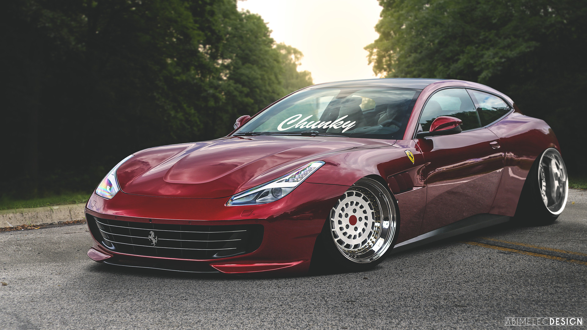 stanced ferrari ff
