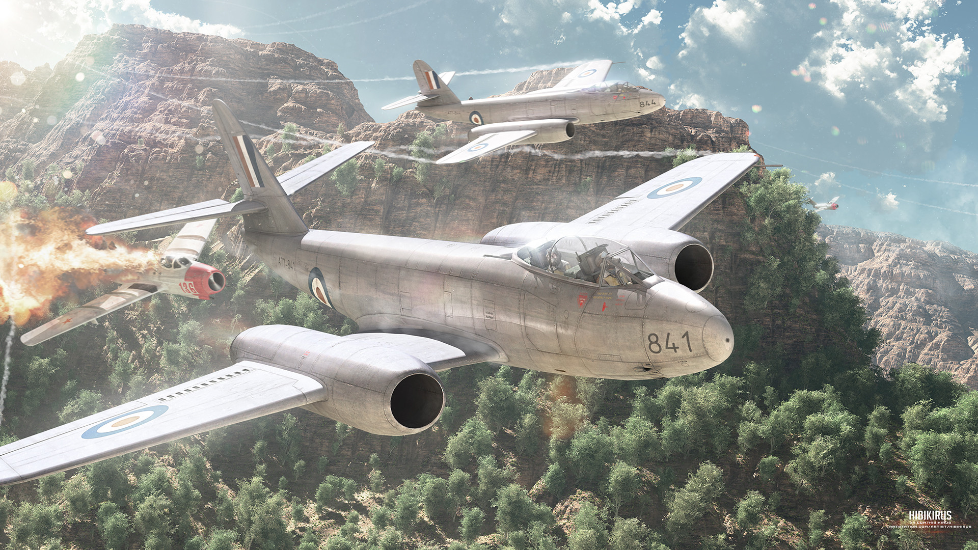 ArtStation - Gloster meteor