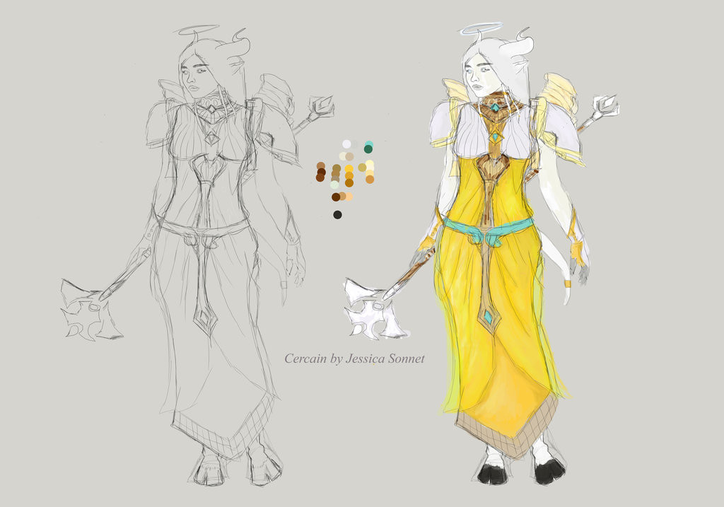 ArtStation - Draenei priest