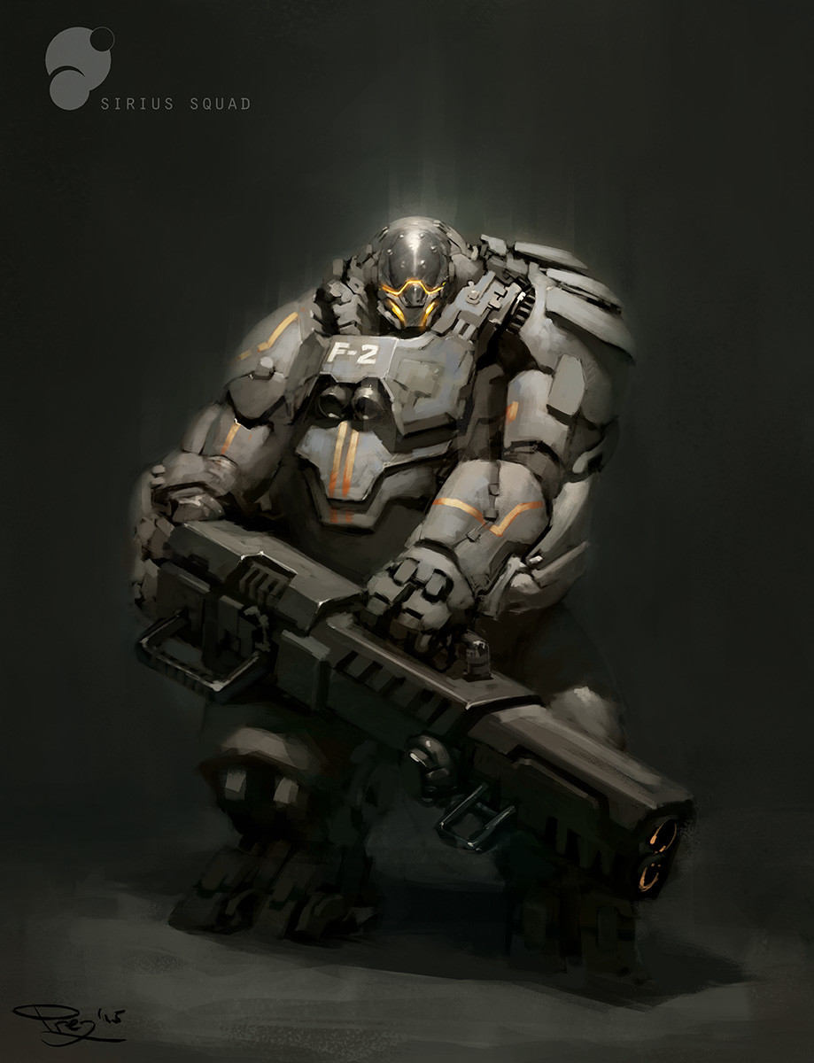 ArtStation - Mechanized suit