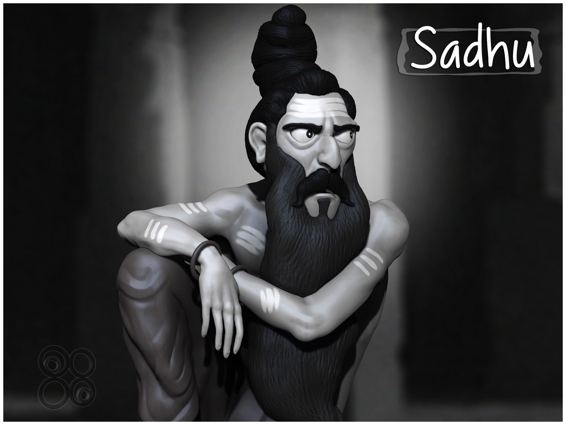 ArtStation - Indian Sadhu