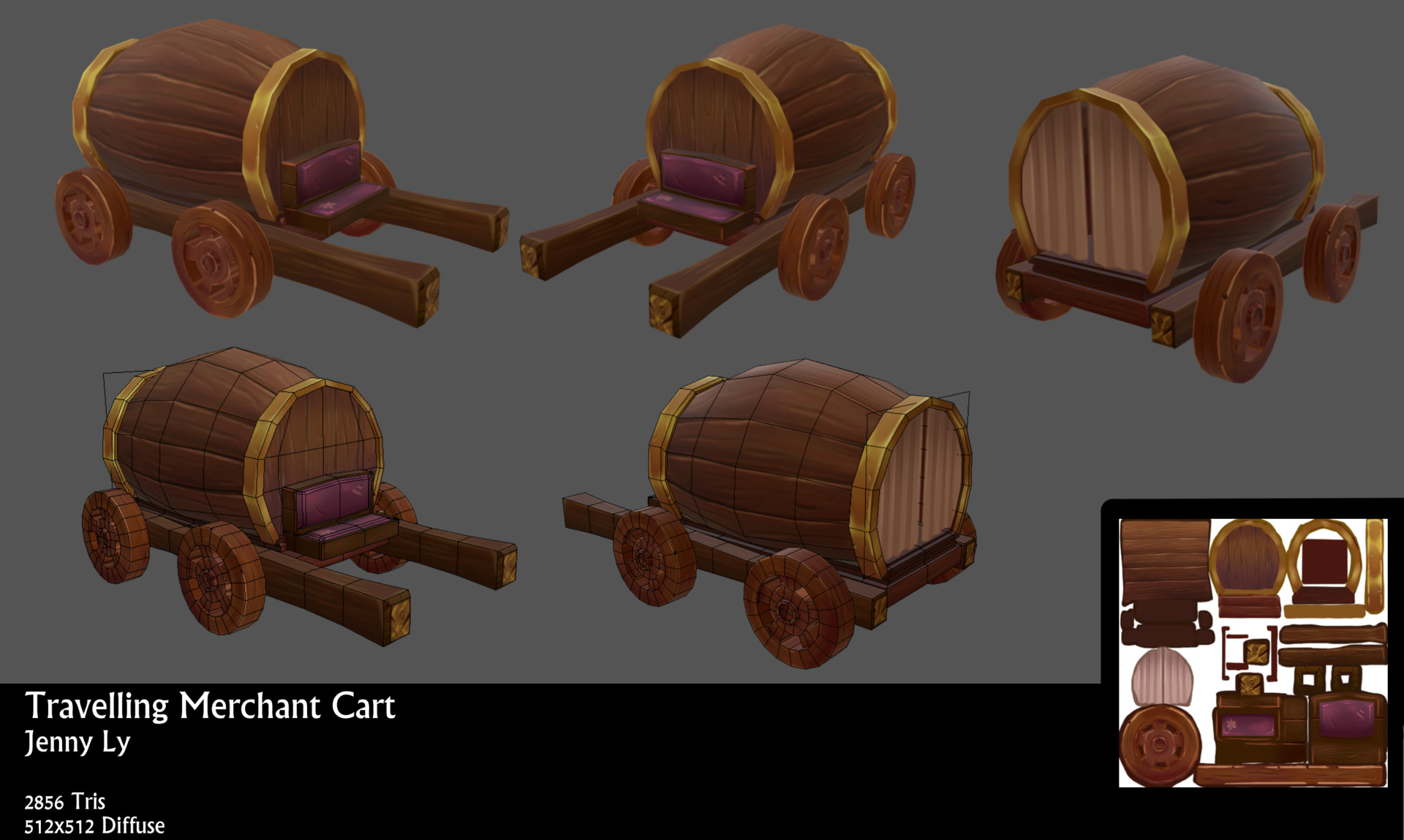 ArtStation - Travelling Merchant's Cart