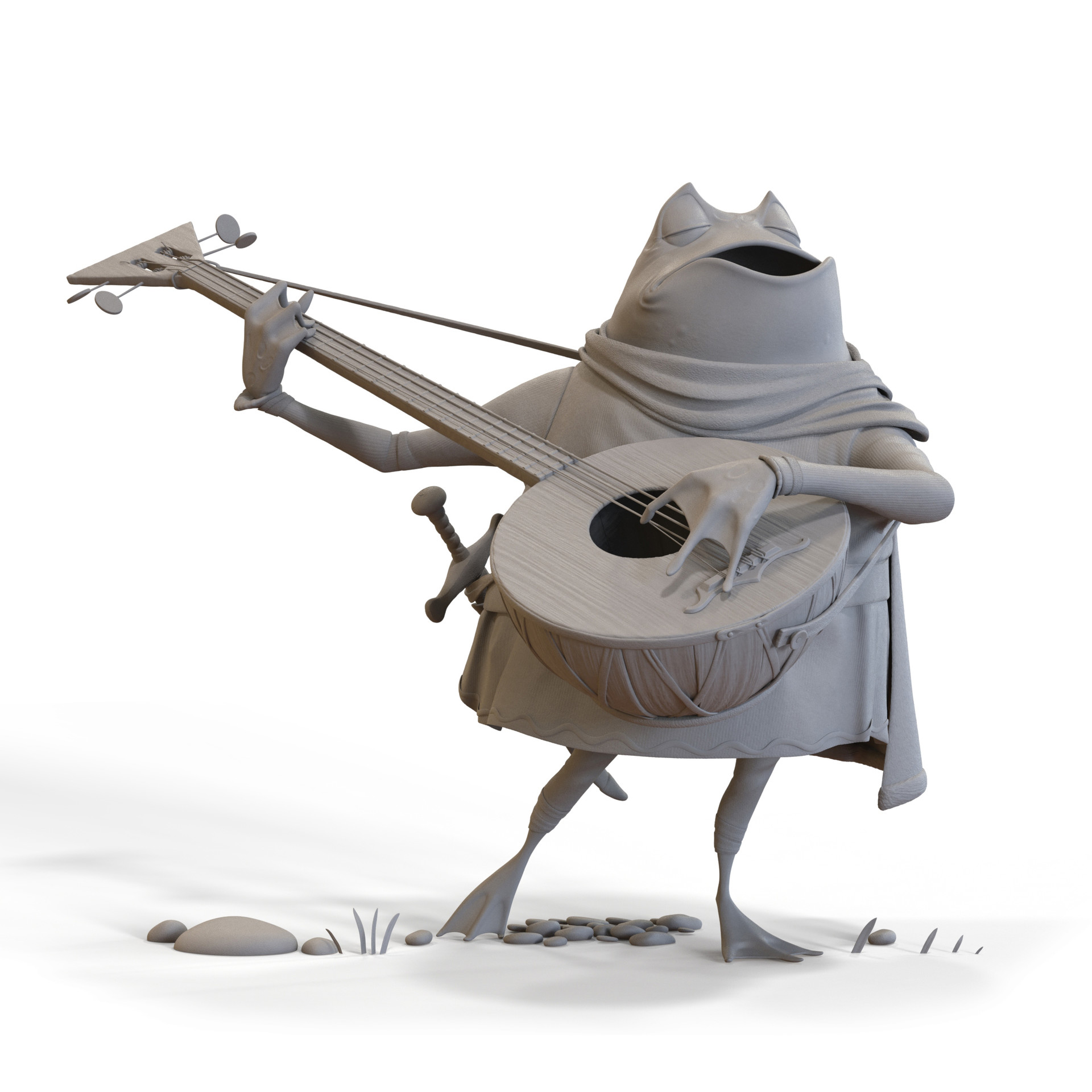 ArtStation - Singing Frog