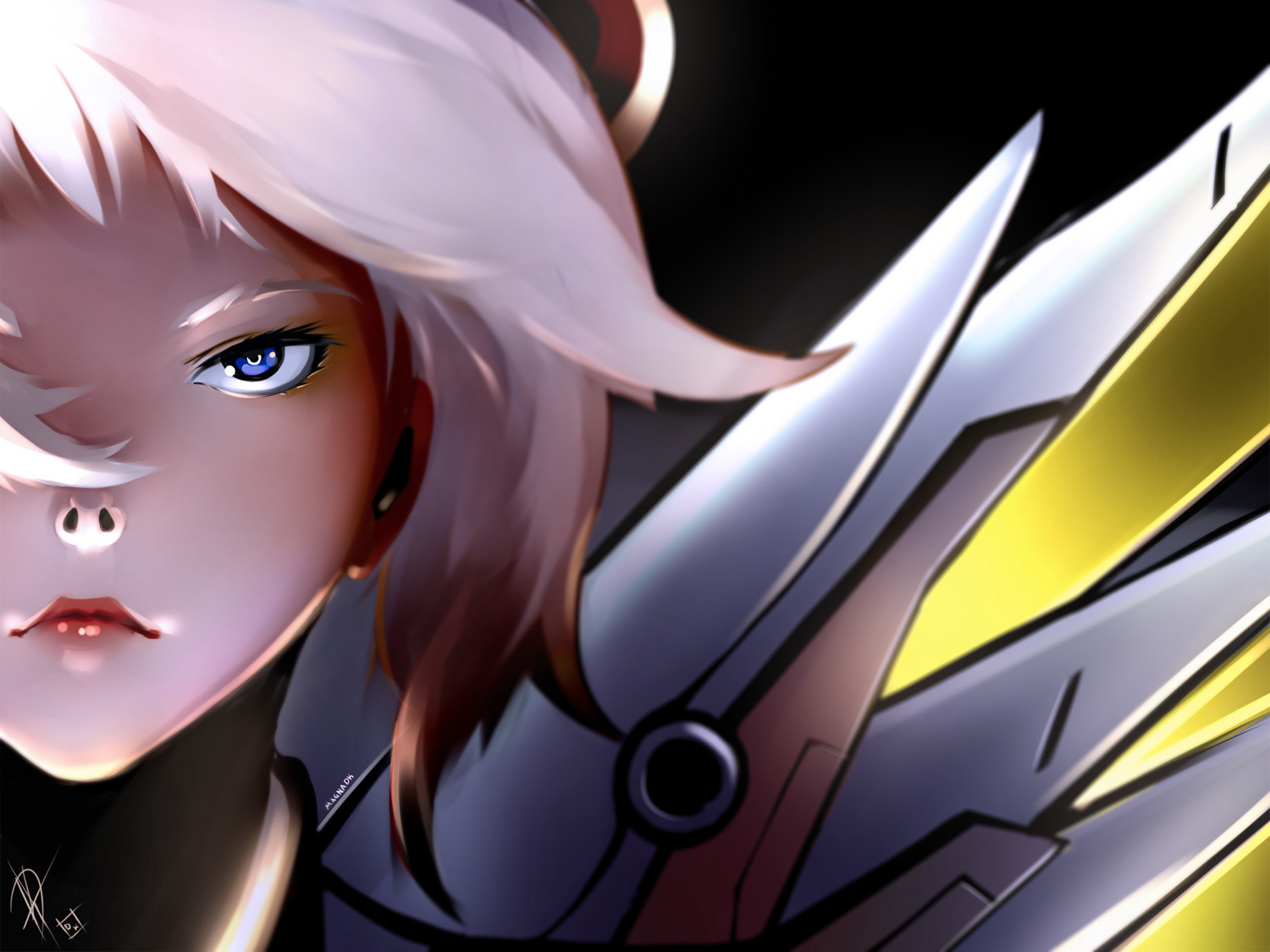 ArtStation - Mercy - Overwatch fanart