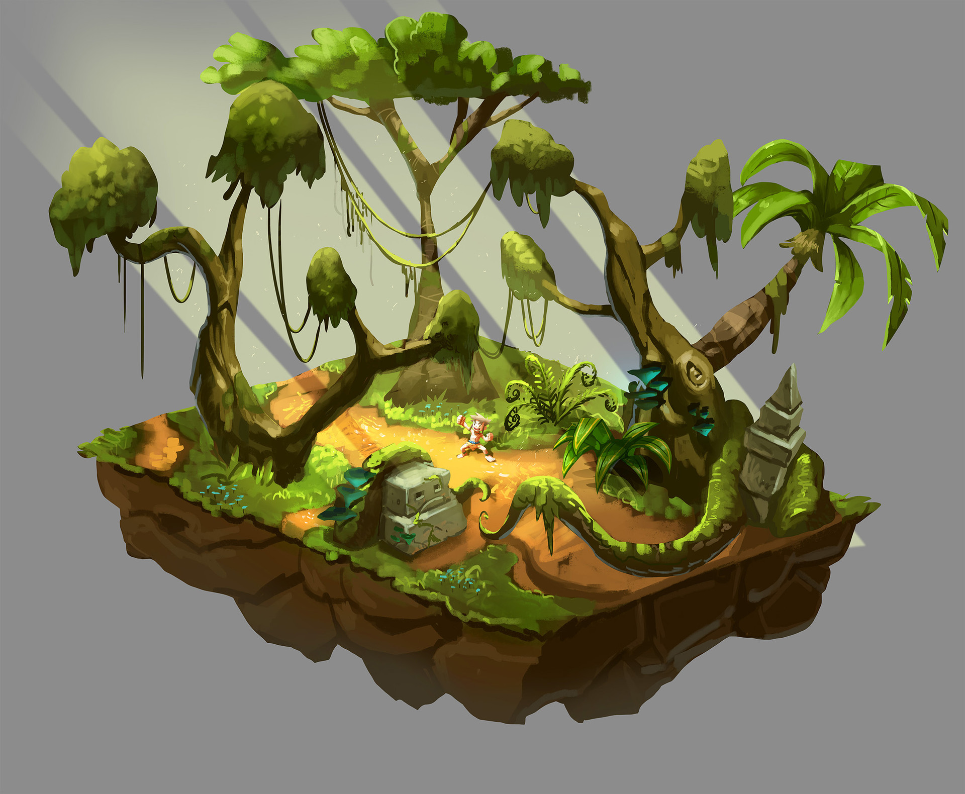 ArtStation - Concept art a Mobile game trailer