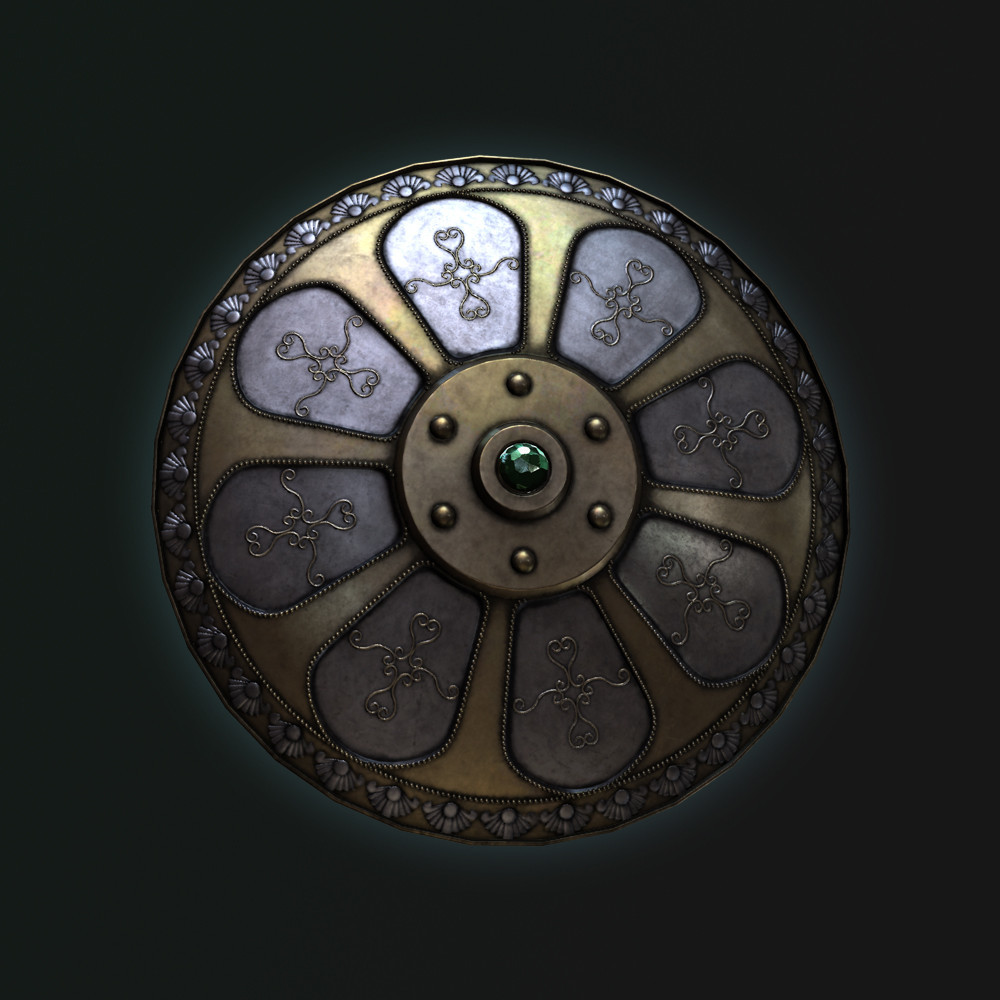 ArtStation - MIDIEVAL SHIELD 3D