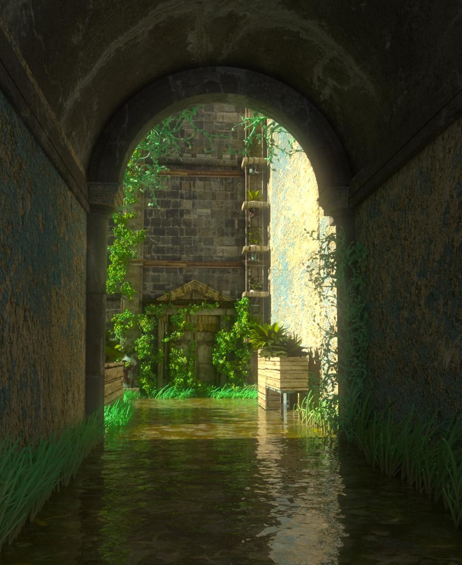 ArtStation - Flooded Old Street