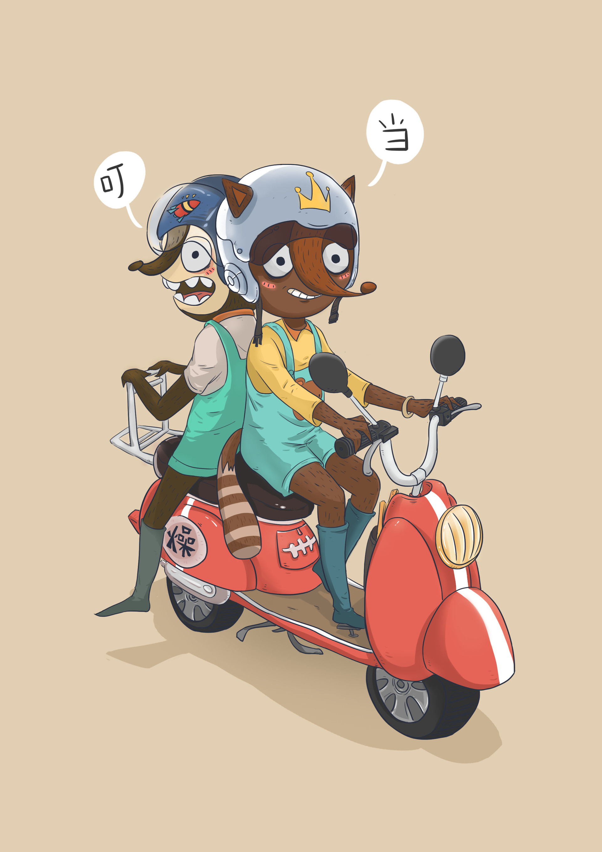 ArtStation - Tim and Tom’ s Happy Time