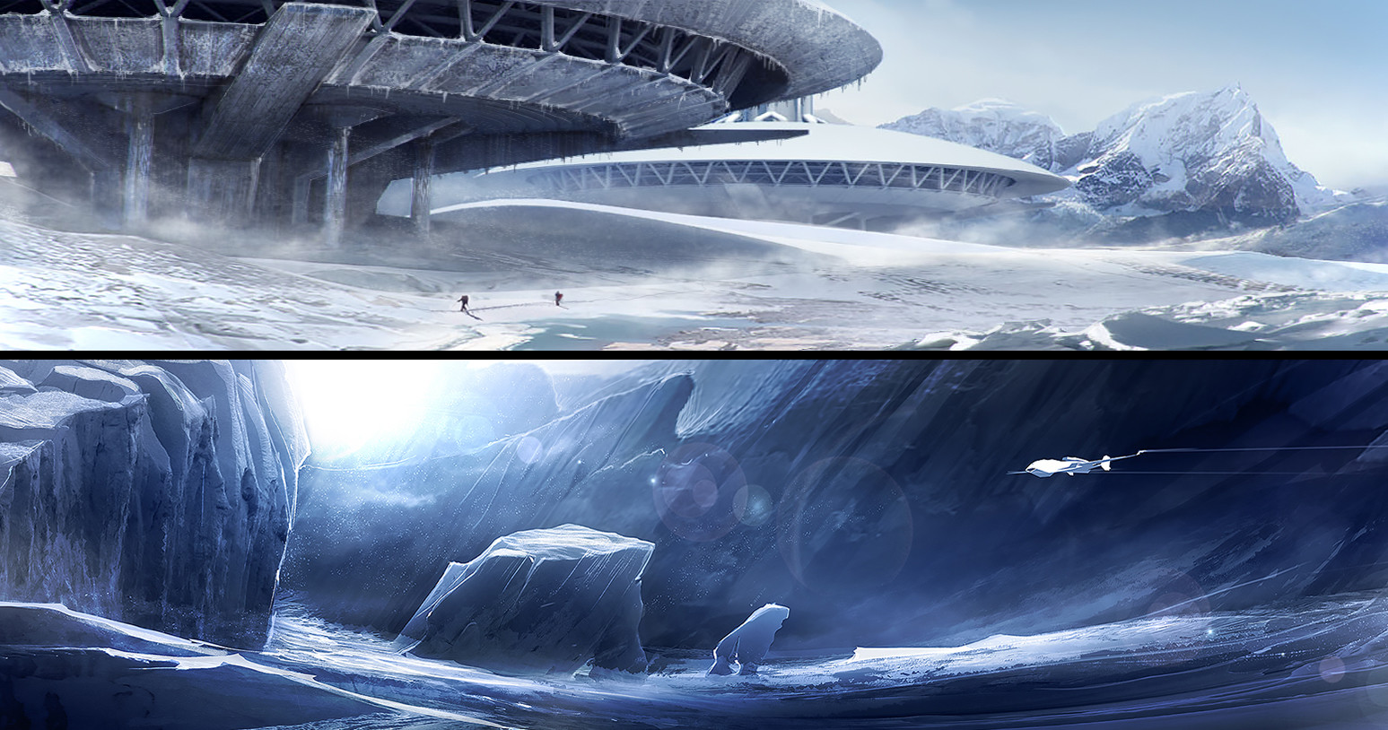 ArtStation - Deep frozen environment